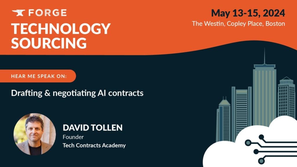 David Tollen speaks at Forge Technology Sourcing conference - Tech ...