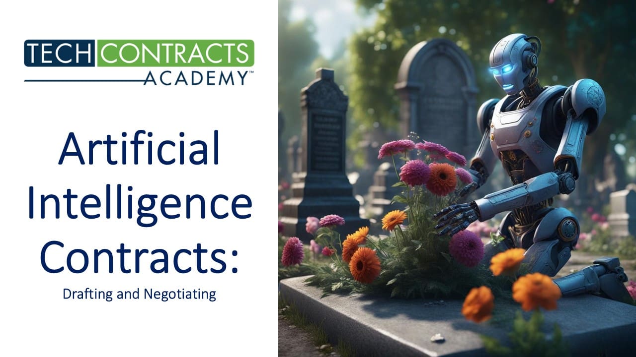 Updated On-Demand Course - AI Contracts: Drafting and Negotiating (2 hours). And, Article About ...